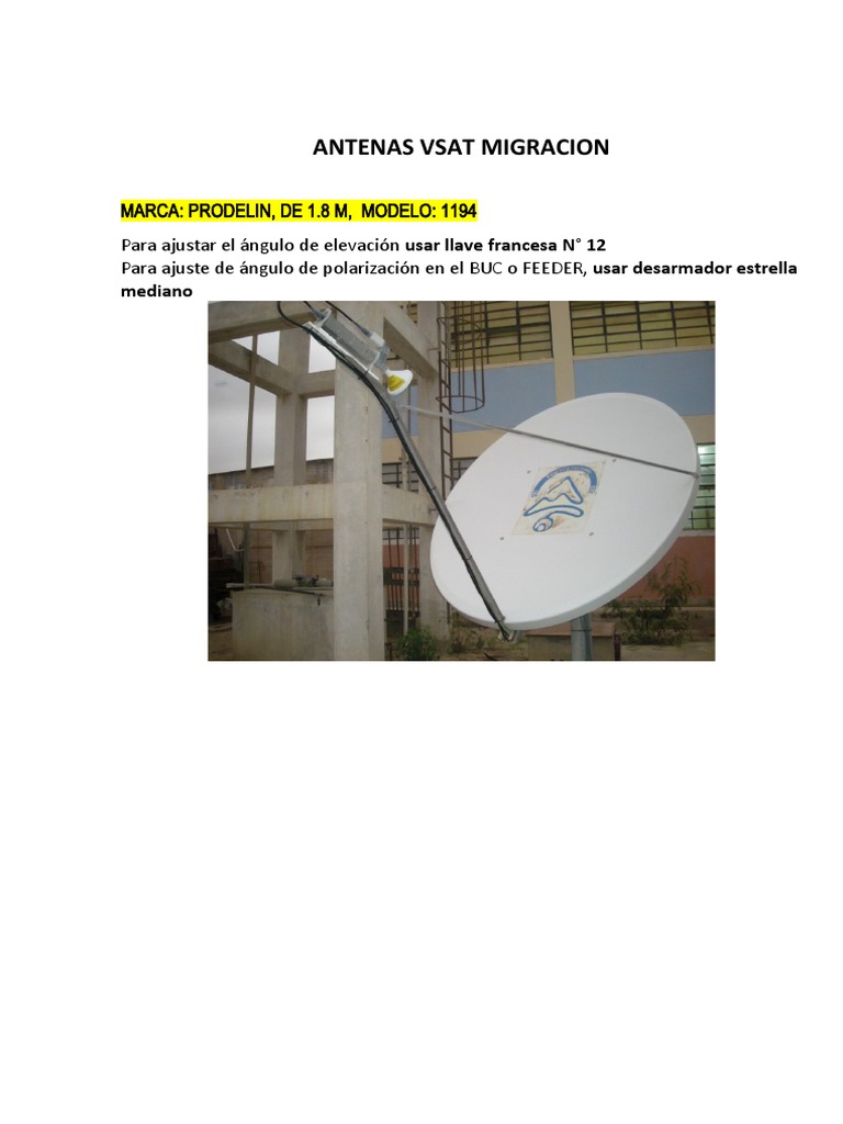 Antenas Vsat Modelos | PDF