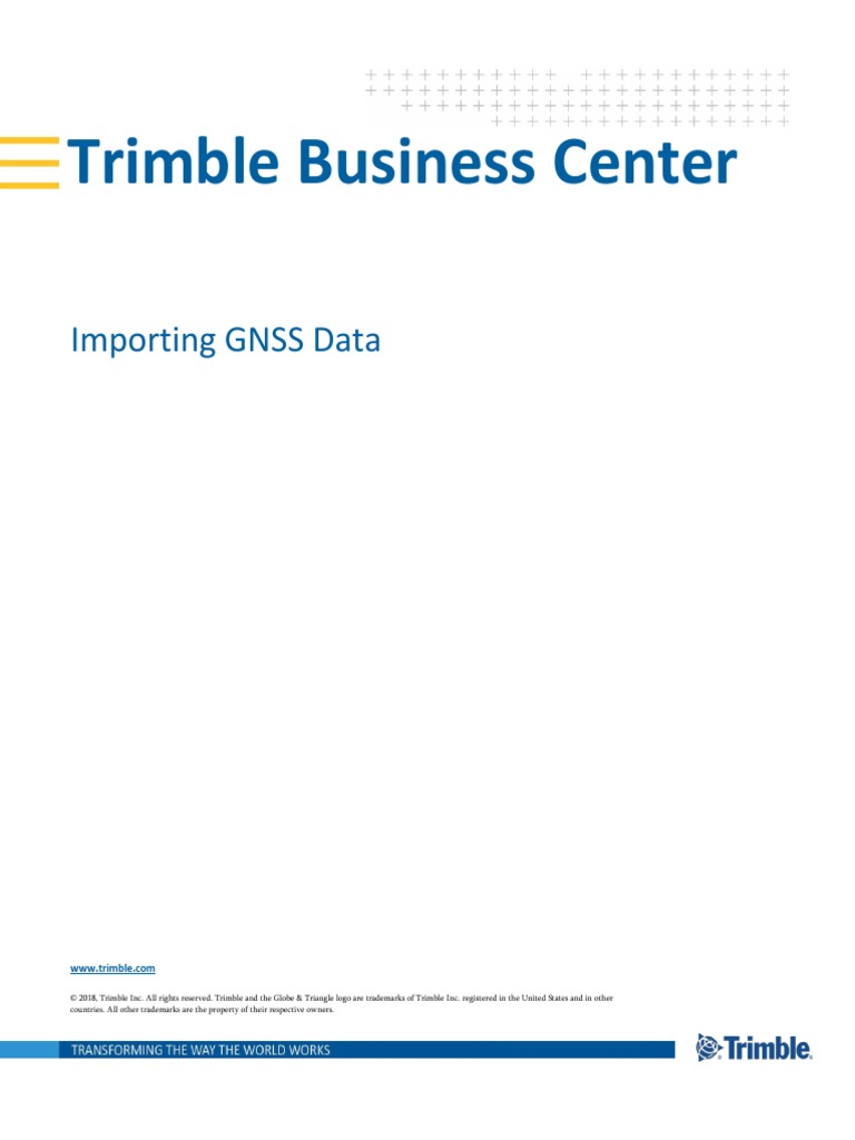 Importing GNSS Data | PDF | Icon (Computing) | Computer File