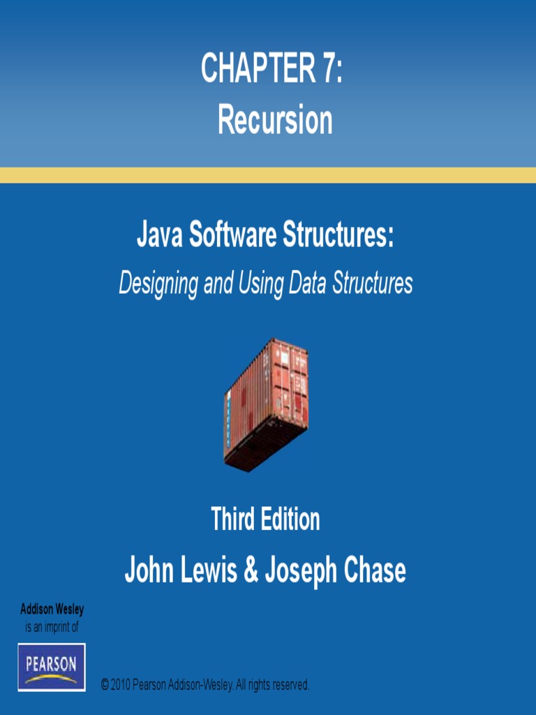 Recursion: Java Software Structures | PDF | Recursion | Summation