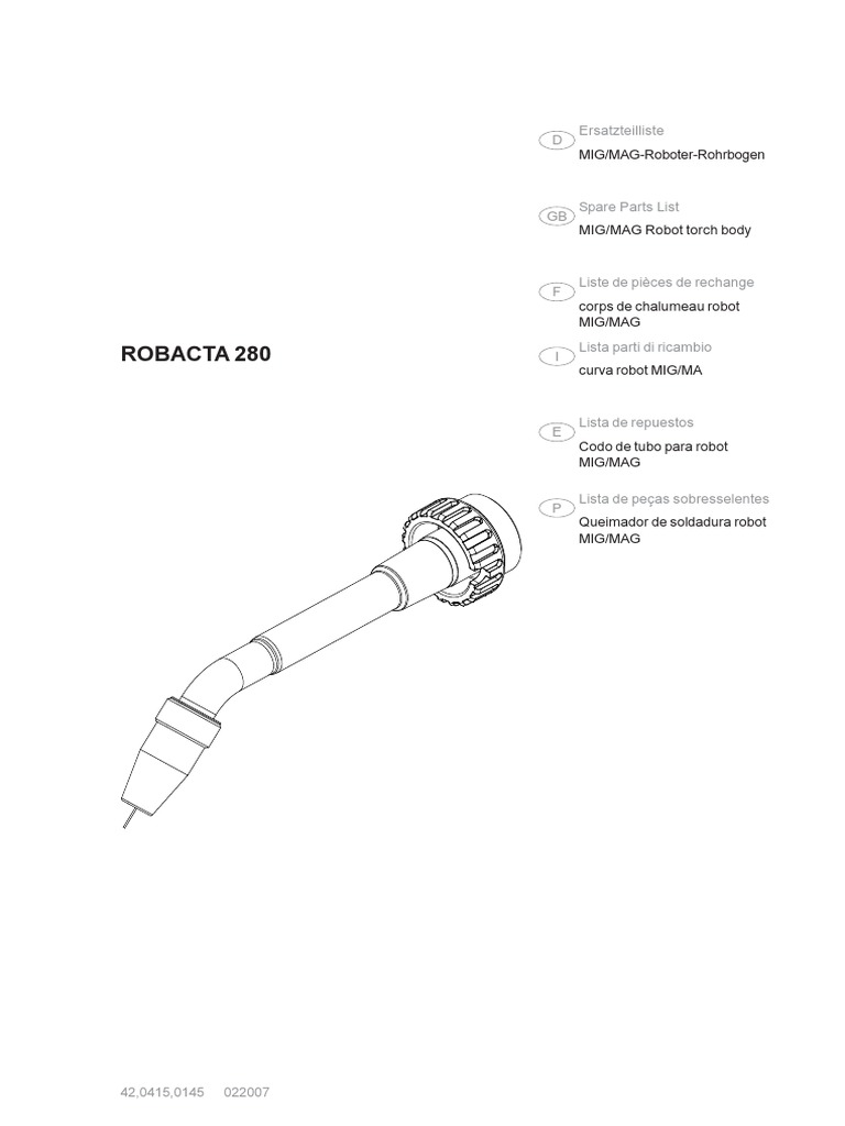 Fronius Robacta 280 | PDF