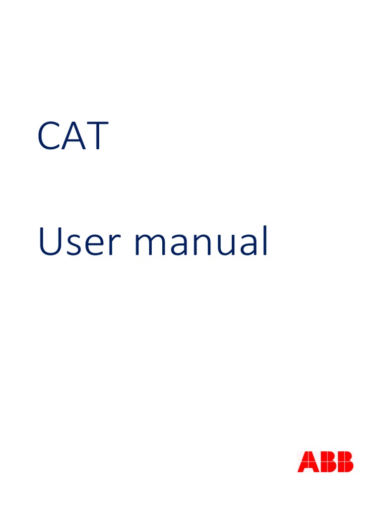 CAT UserManual EN PDF | PDF | Microsoft Excel | Menu (Computing)