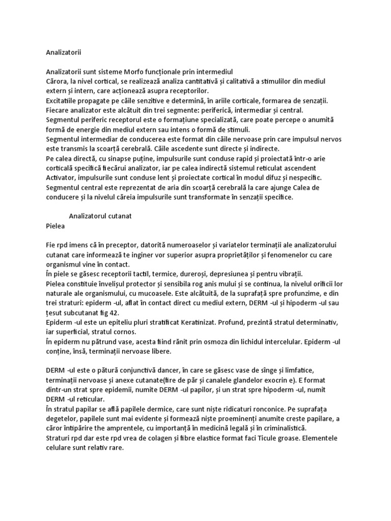 Analizatori Manual Biologie Corint | PDF