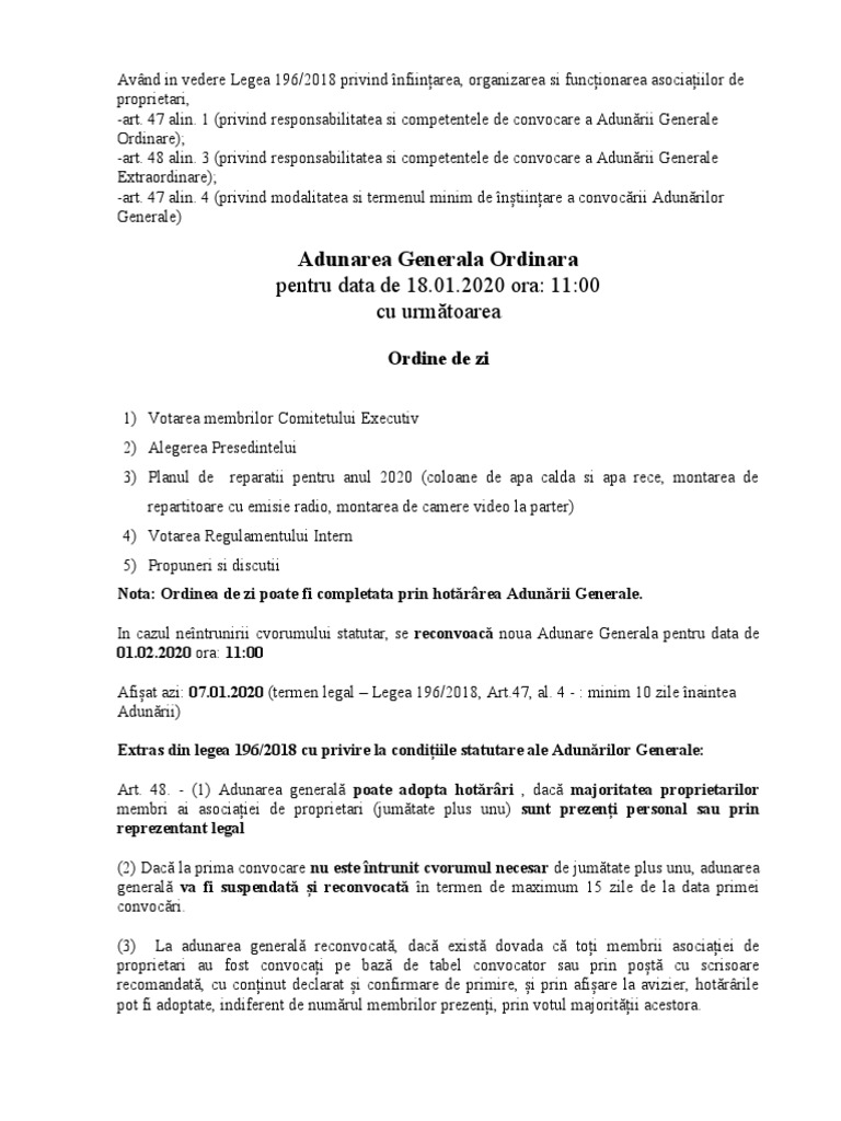 Convocator-MODEL x43558 | PDF