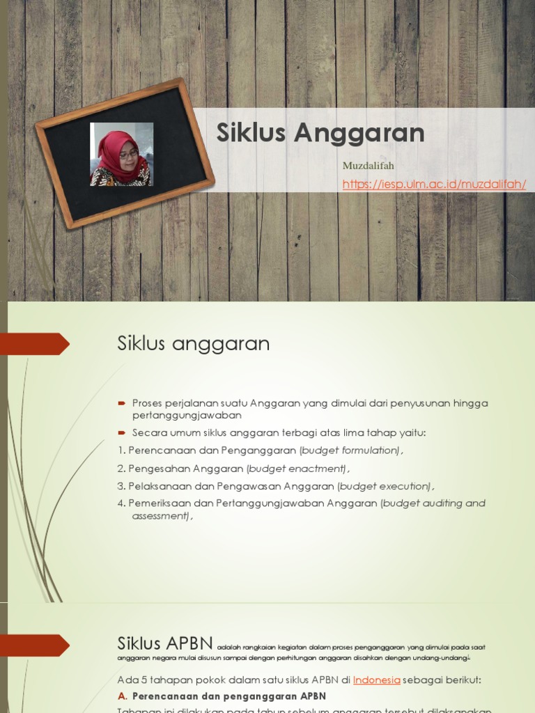 Siklus Anggaran PDF | PDF