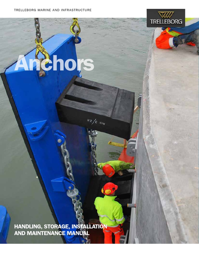 Anchors: Handling, Storage, Installation and Maintenance Manual | PDF ...