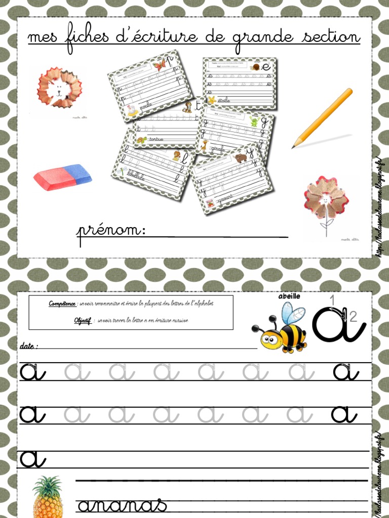 Cahier Criture PDF | PDF | Infographiques | Linguistique