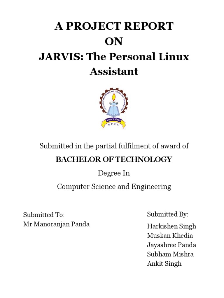 JARVIS - Report - 2 PDF | PDF | Computer Engineering | Computing