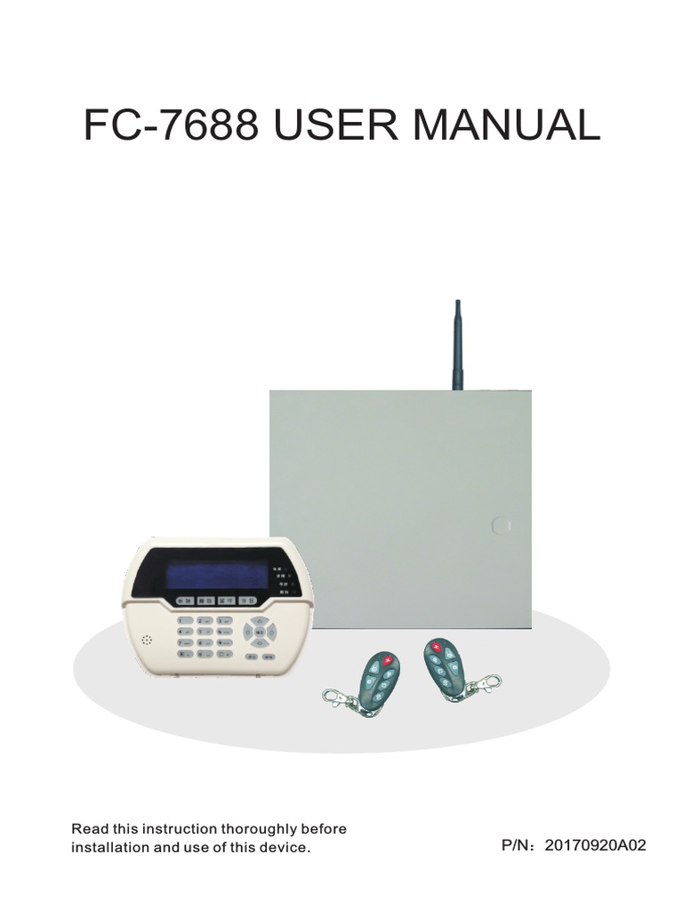 FC-7688 User Manual | PDF | Telephone | Password
