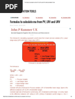 Pressure Conversion Chart | PDF | Pascal (Unit) | Pressure