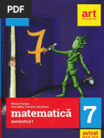 Culegere Matematică ART - VII-a Sem. II | PDF