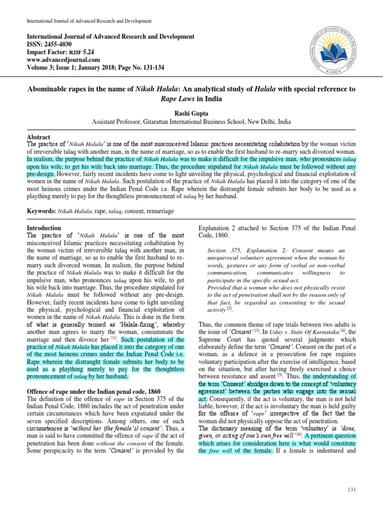 Nikah Halala | PDF | Marriage | Wife