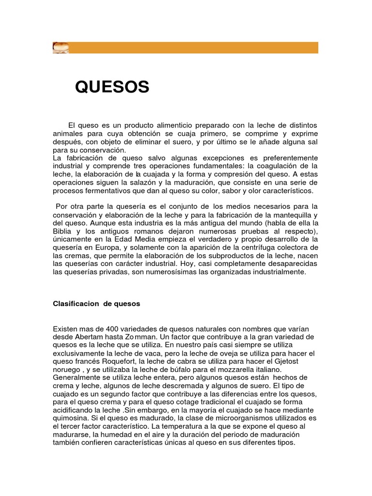 15 Quesos PDF | Descargar gratis PDF | Queso | Leche