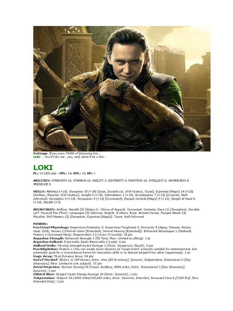 Loki | PDF | Loki (Comics) | Marvel Comics Characters