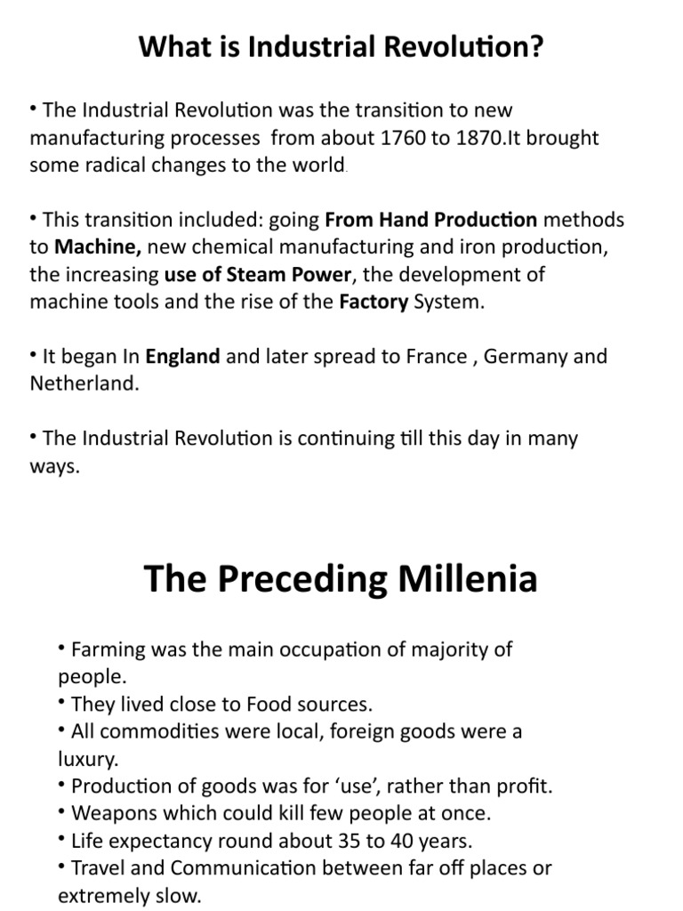 Industrial Revolution Presentation | PDF | Industrial Revolution ...