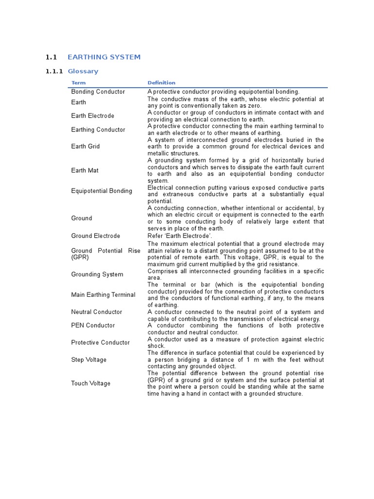 Earthing System | PDF | Physical Quantities | Building Engineering