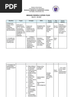 Brigada Eskwela Action Plan 2025 - 2026 | PDF | Learning | Teaching