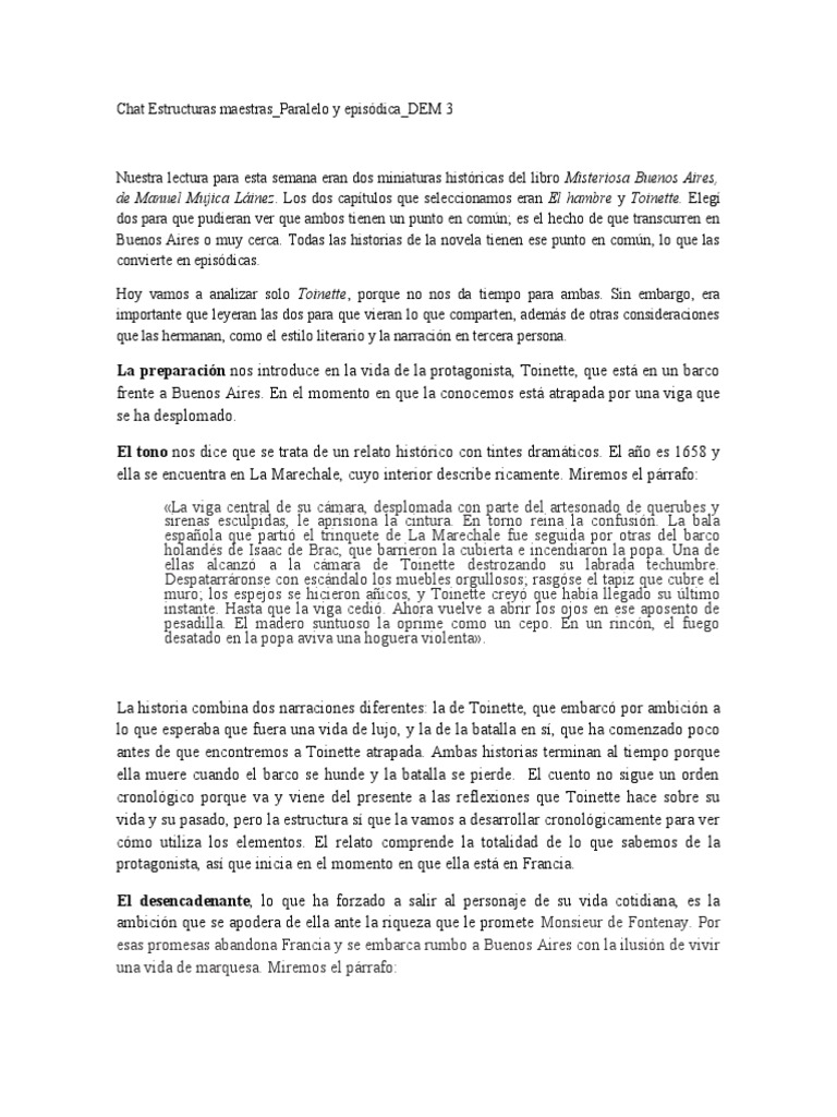 Análisis de Toniette | PDF