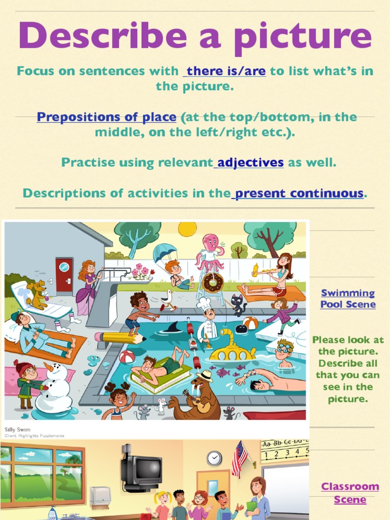 Describe A Picture | PDF