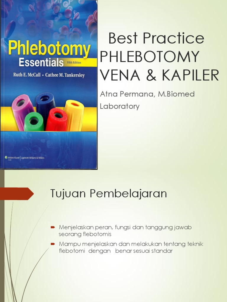 Best Practice Phlebotomy | PDF