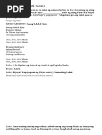 Guide For Commentators (Filipino Mass) | PDF