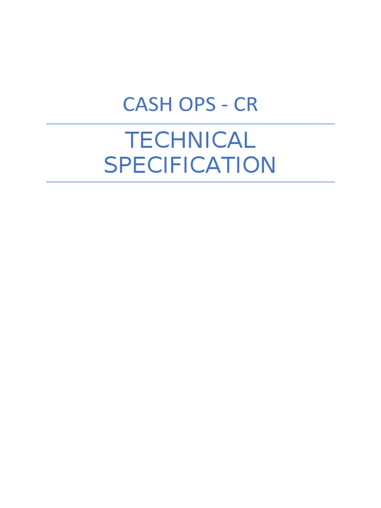 Technical - Specification C3R | PDF | Icon (Computing) | Automated ...