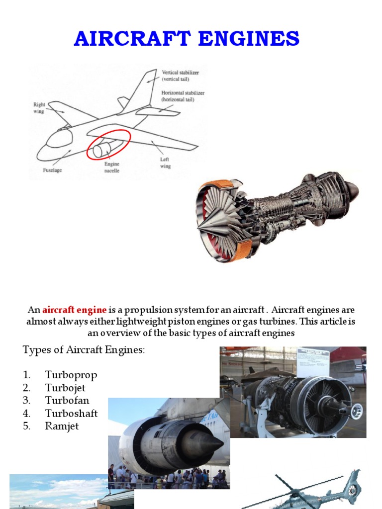 AIRCRAFT ENGINES - Basics | PDF | Jet Engine | Gas Turbine