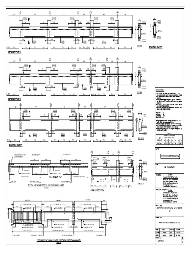 First Floor Roof Beam Details-2 PDF | PDF | Structural Engineering ...