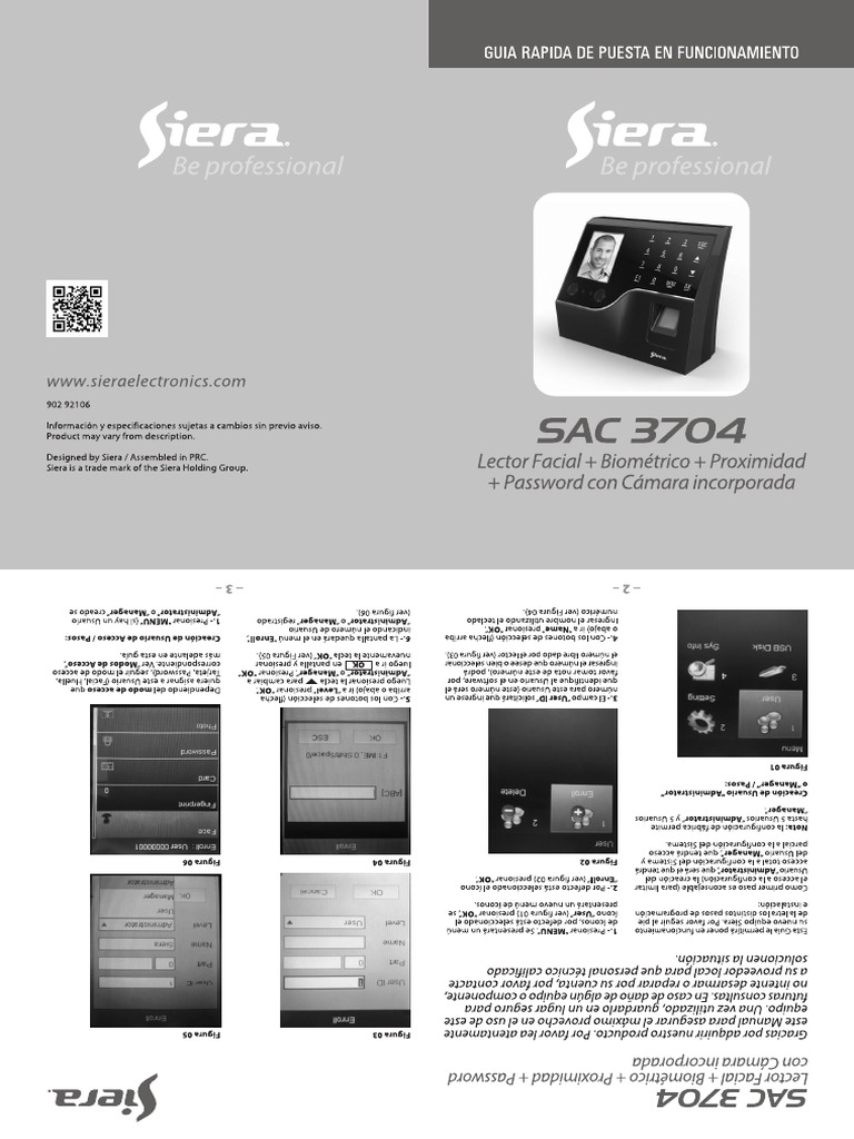 SAC 3704 Manual Español | PDF