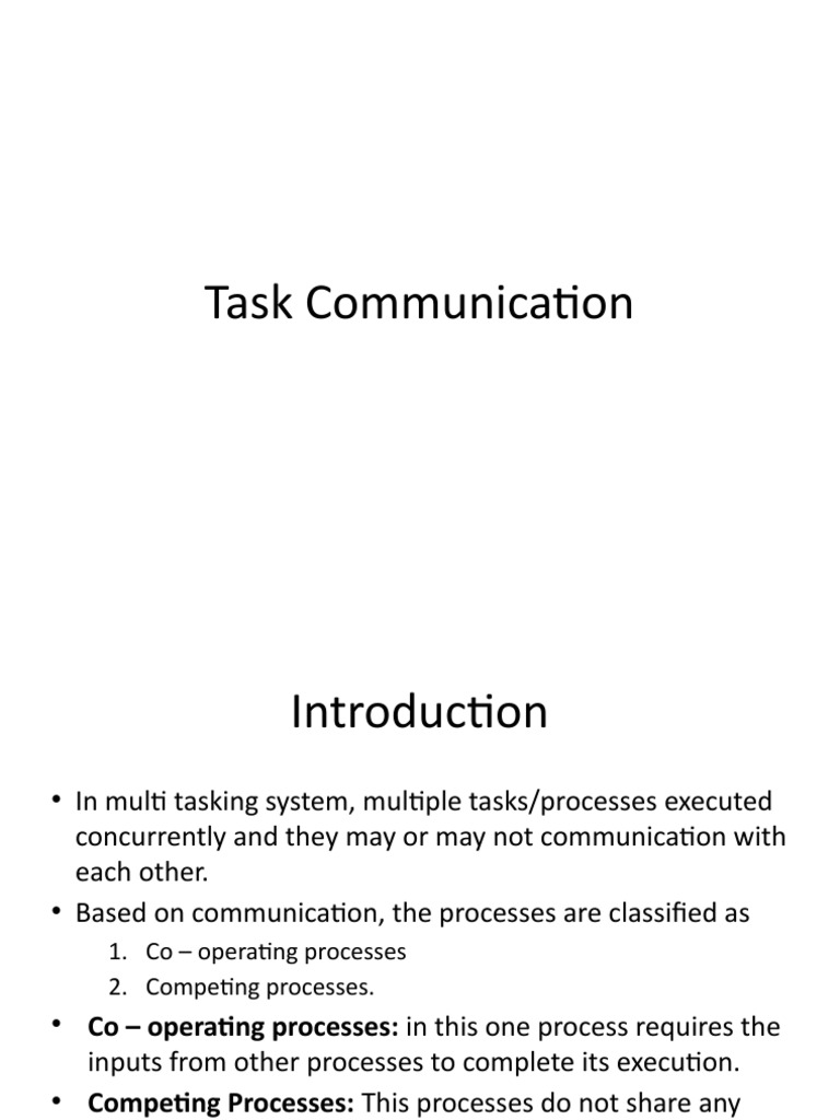 Task Communication | PDF | Network Socket | Transmission Control Protocol