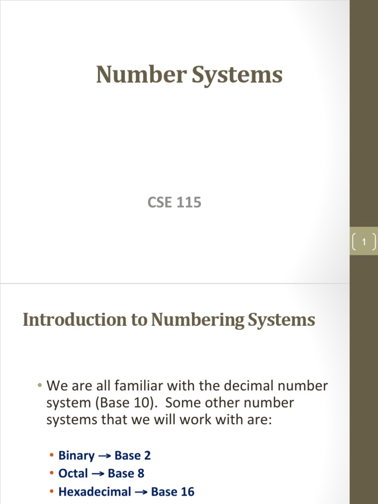 Number Systems | Download Free PDF | Subtraction | Discrete Mathematics