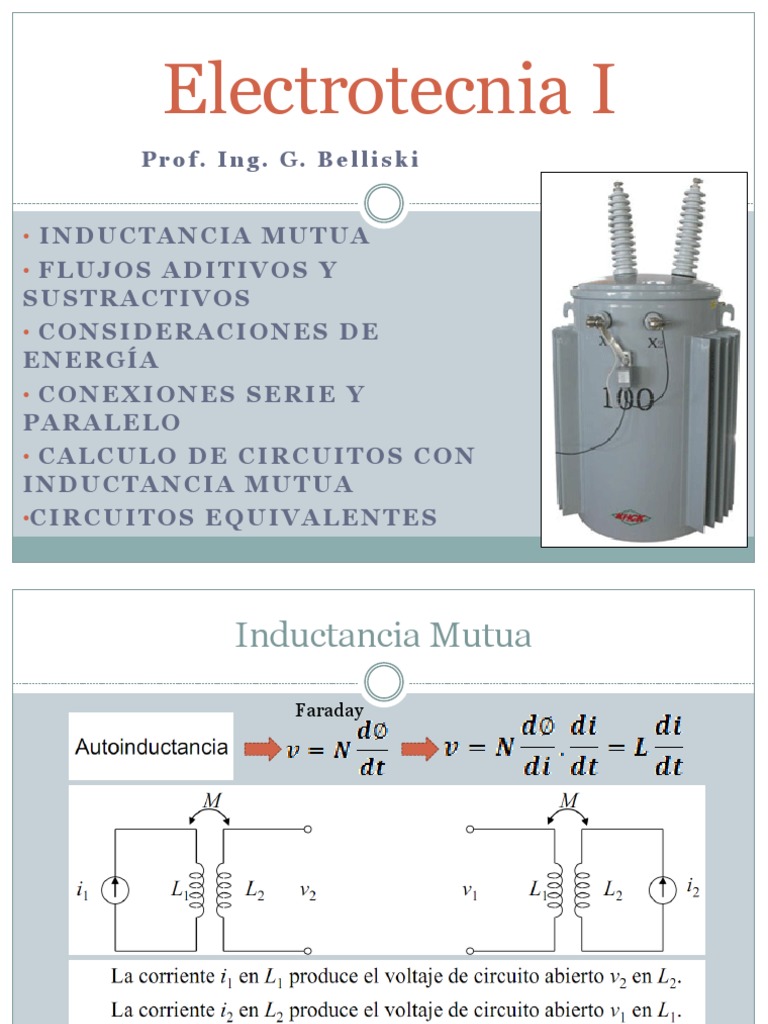 E1 Teoria Circuitos Magneticamente Acoplados PDF | PDF