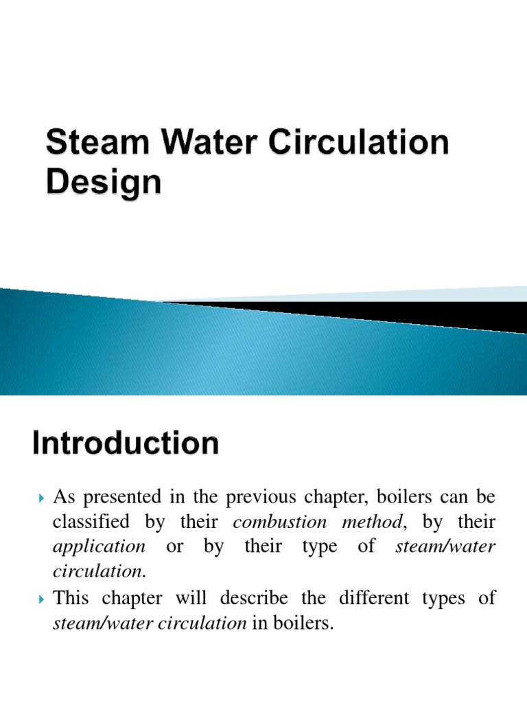 Types of Boiler Water Circulation | PDF | Boiler | Steam