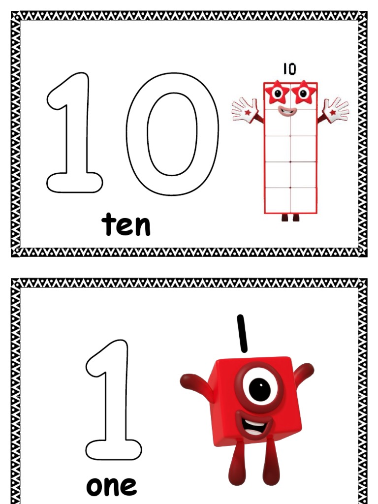 Numberblocks 0 - 10 PDF | PDF