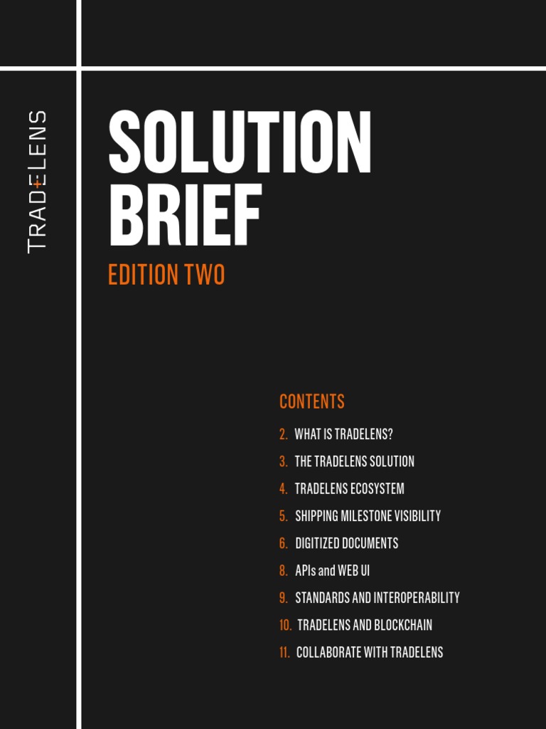 TradeLens Blockchain Supply Chain Platform | PDF | Cargo | Interoperability