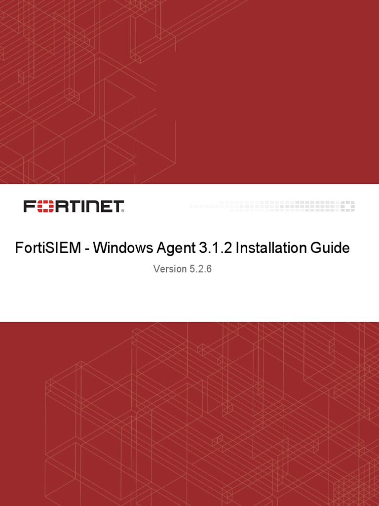 Fortisiem - Windows Agent 3.1.2 Installation Guide | PDF | Installation ...