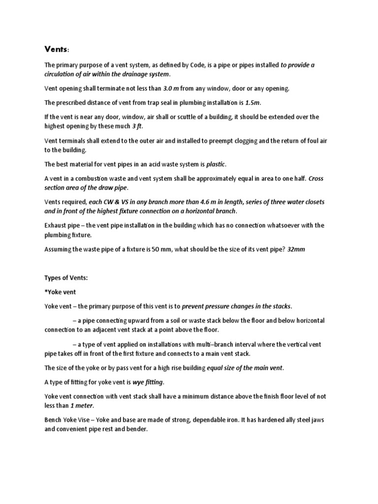 Vents, Joints, Traps | PDF | Plumbing | Hydraulic Engineering