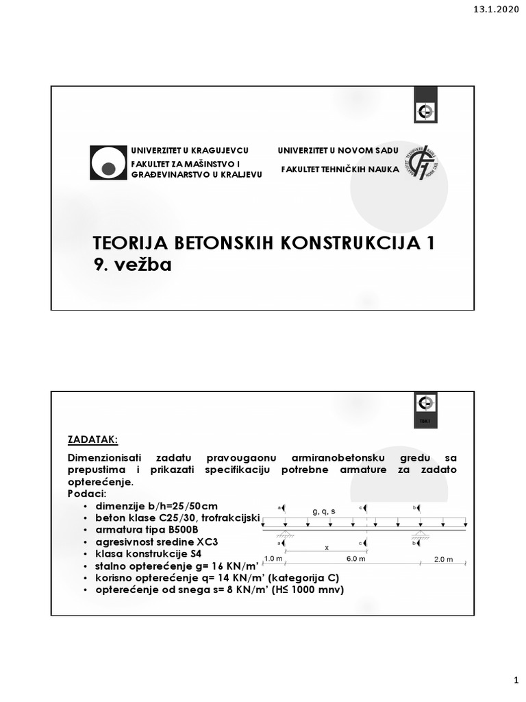 TBK1 Vezba 9 | PDF