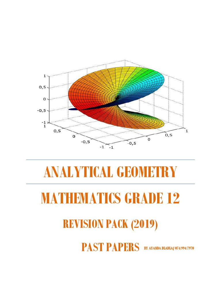 Grade 12 Analytical Geometry | PDF | Teaching Mathematics | Geometry
