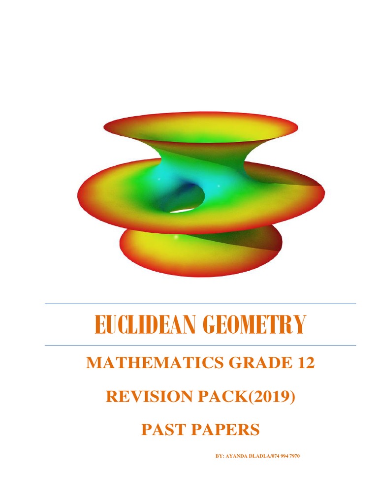 2019 Grade 12 Euclidean Geometry | PDF | Precalculus | Teaching Mathematics