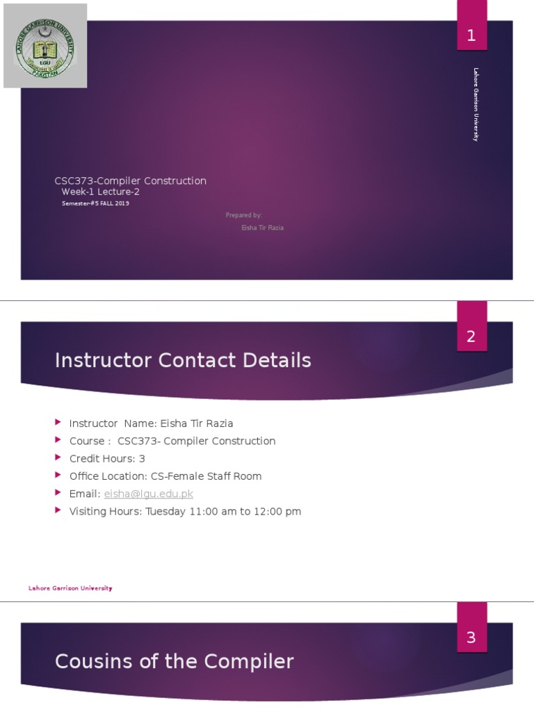 Week 1 Lec 2 CC | PDF | Assembly Language | Compiler