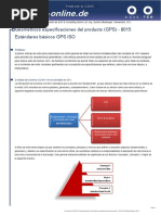 Norma ISO 8015: Especificaciones GPS | PDF | Metrología