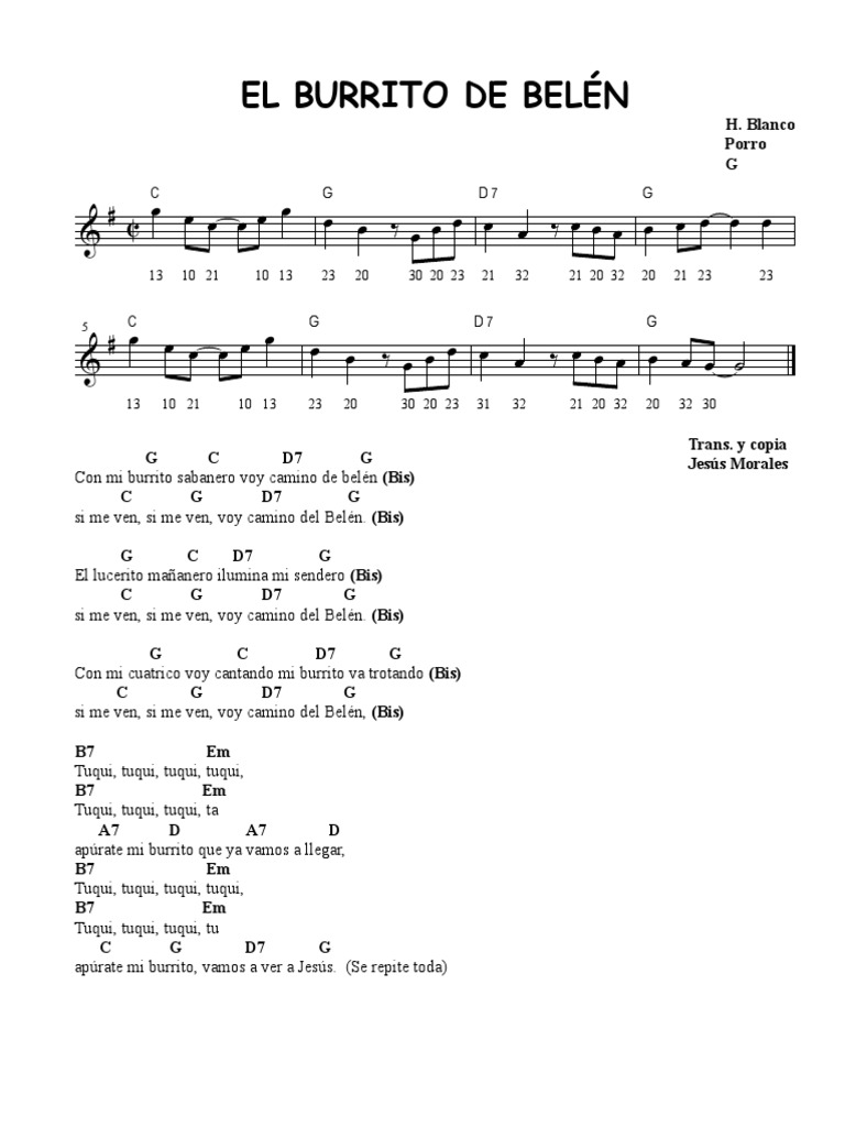 El Burrito de Belen | PDF