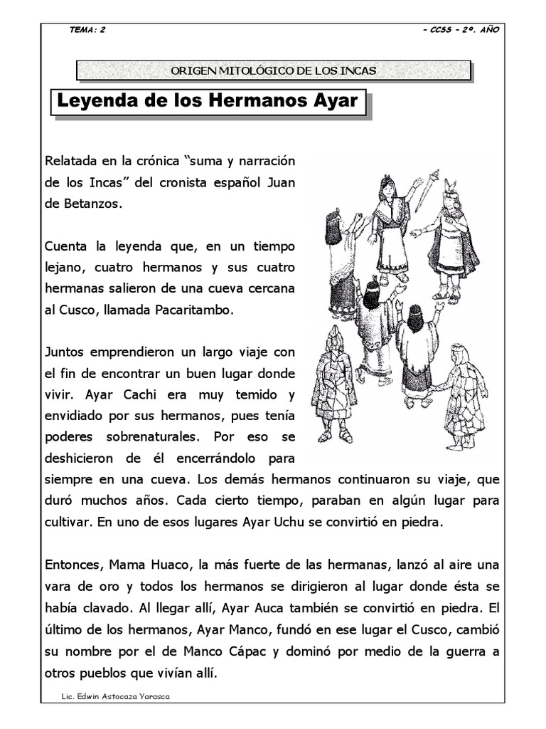 Leyendas y Origen de los Incas | PDF | Viruela | Vacunas
