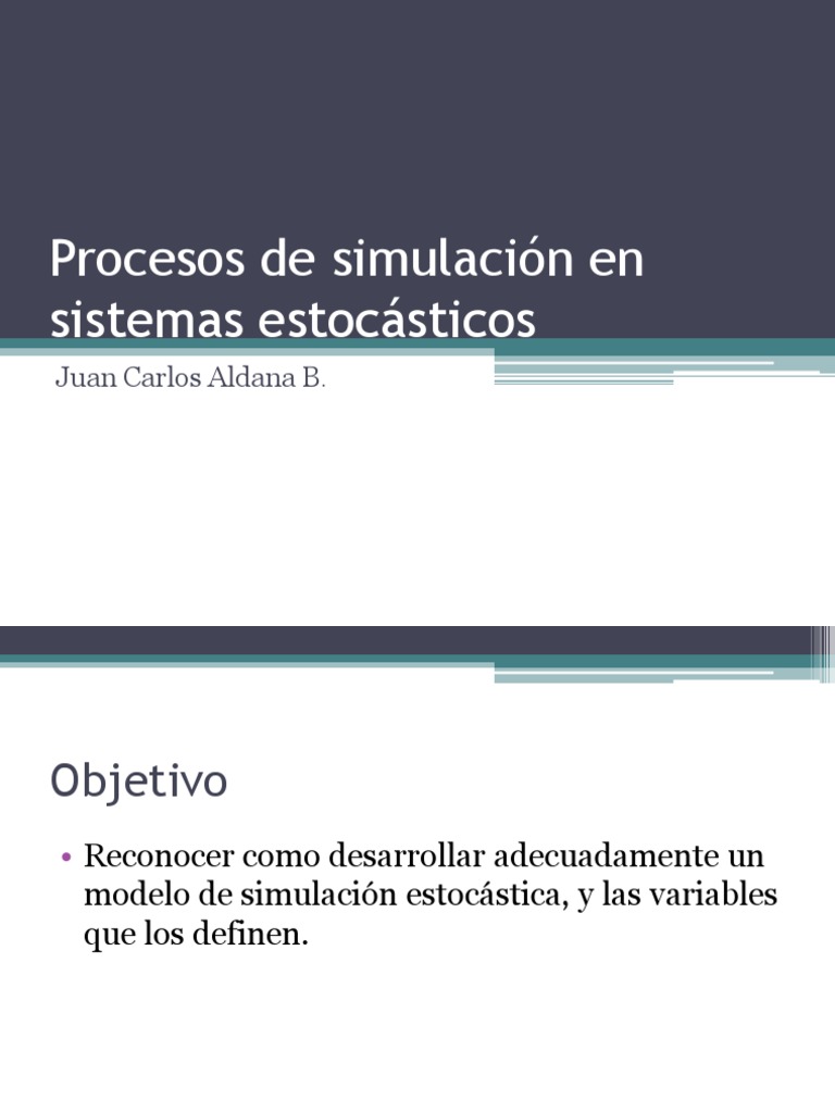 Simulaciòn Estocàstica | PDF | Teoría de probabilidad | Distribución normal