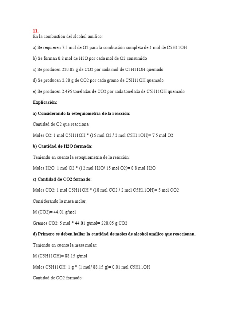 Quimica Pdf Mole Unidad Estequiometría