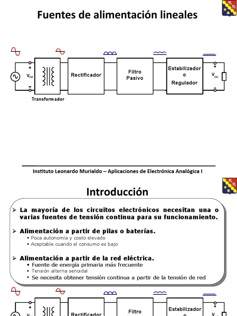 Fuentes de Alimentación Lineales en Electrónica | PDF | Rectificador ...