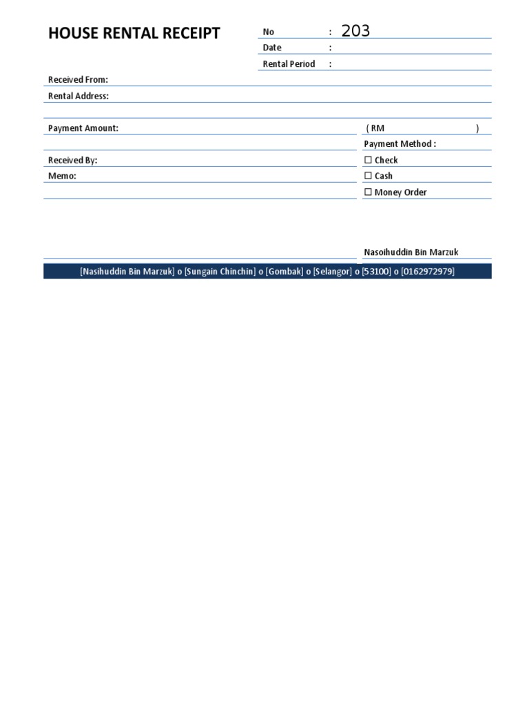 Rent Receipt | PDF