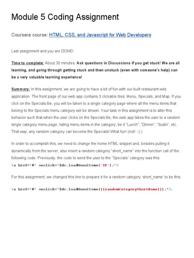 Module 5 Coding Assignment Html Css And Javascript For Web Developers Pdf Directory 