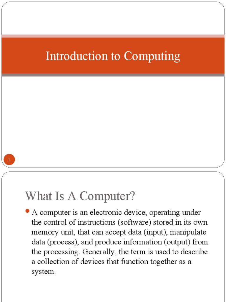 Lecture of Computer | PDF | Computer Data Storage | Input/Output
