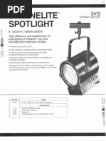 Lee Colortran 5-50 Series Ellipsoidals Spec Sheet 1990 | PDF ...